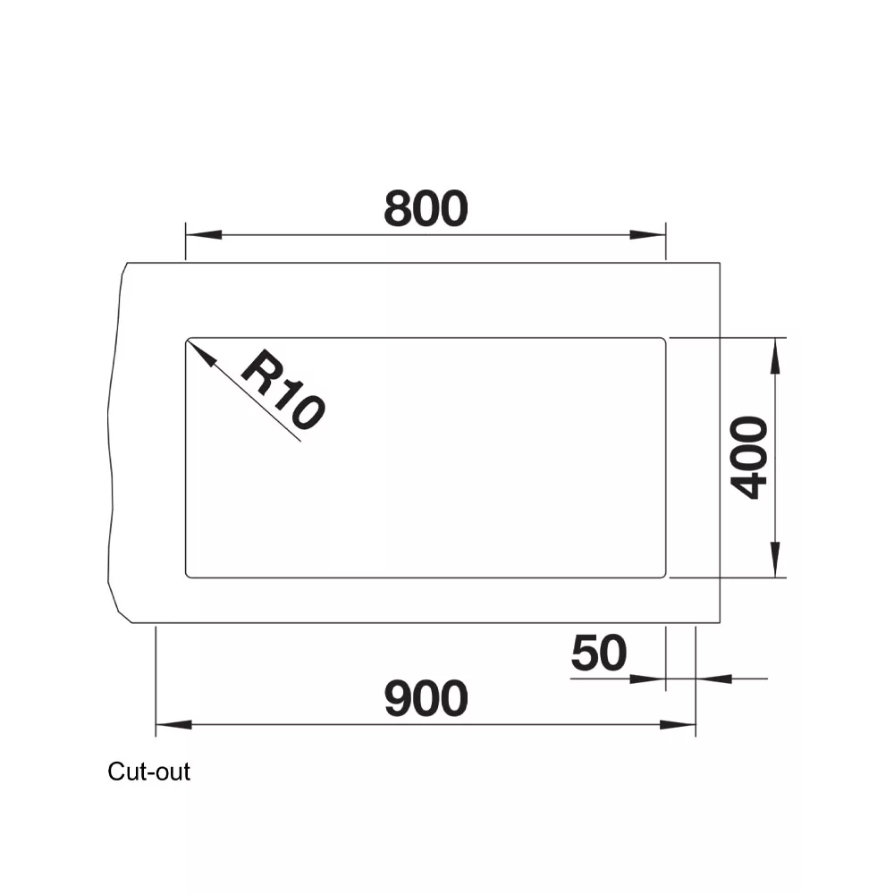 BLANCO SUBLINE 800U SILGRANIT SINK