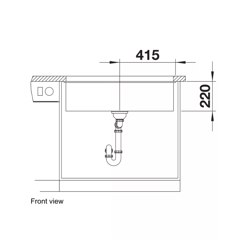 BLANCO SUBLINE 800U SILGRANIT SINK