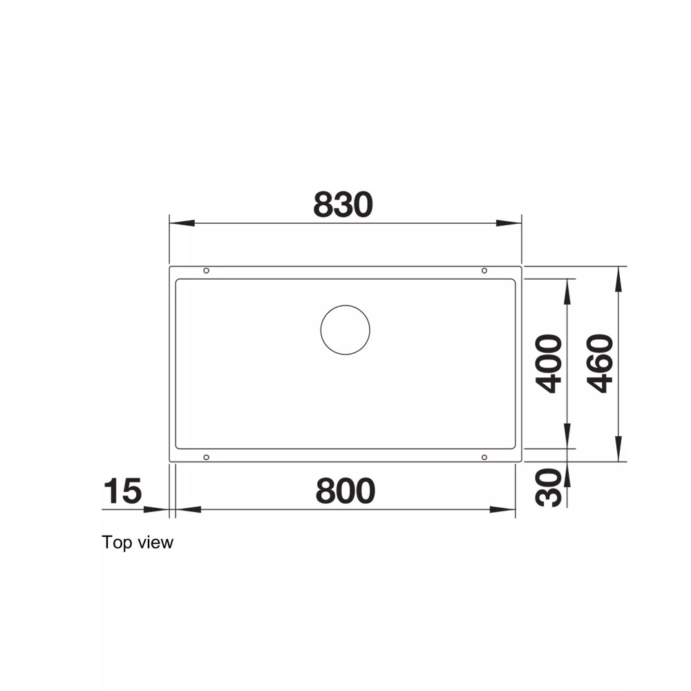 BLANCO SUBLINE 800U SILGRANIT SINK