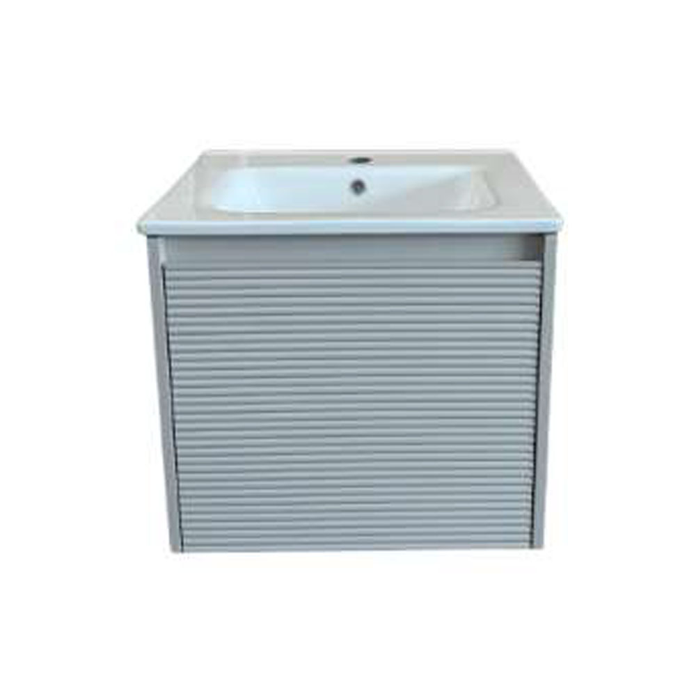 Cubi 5040111IB 500mm Fluted Door Series Basin Cabinet (Ivory Beige ...